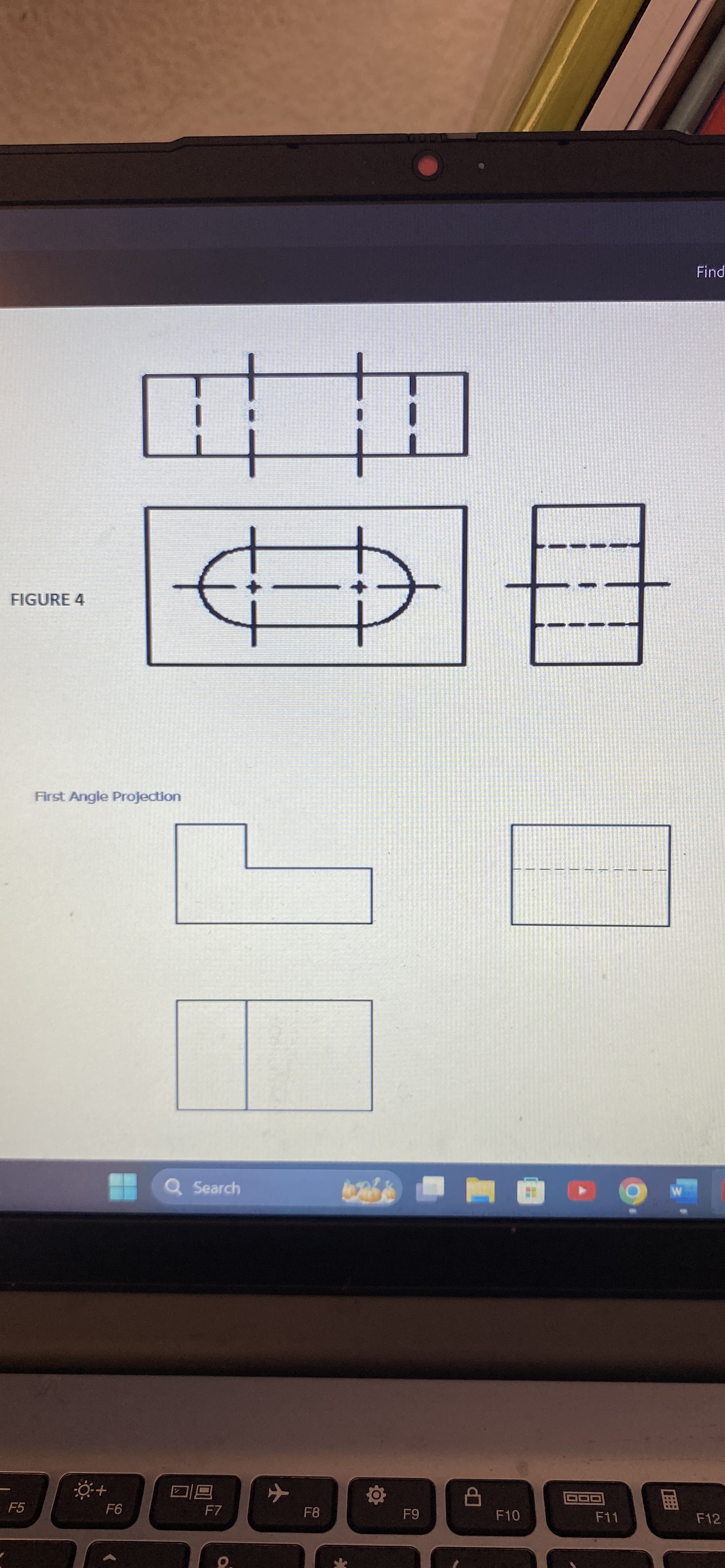 Question 1Figure 1 ﻿and 2 ﻿below shows orthographic | Chegg.com