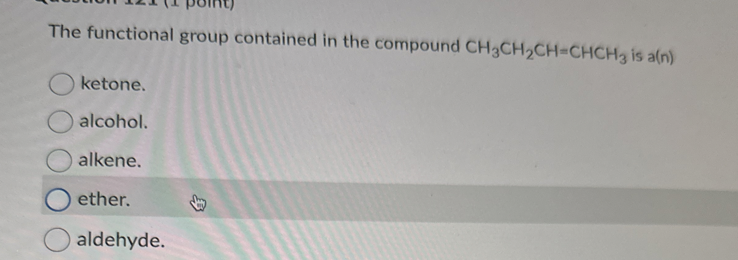 Solved The functional group contained in the compound | Chegg.com