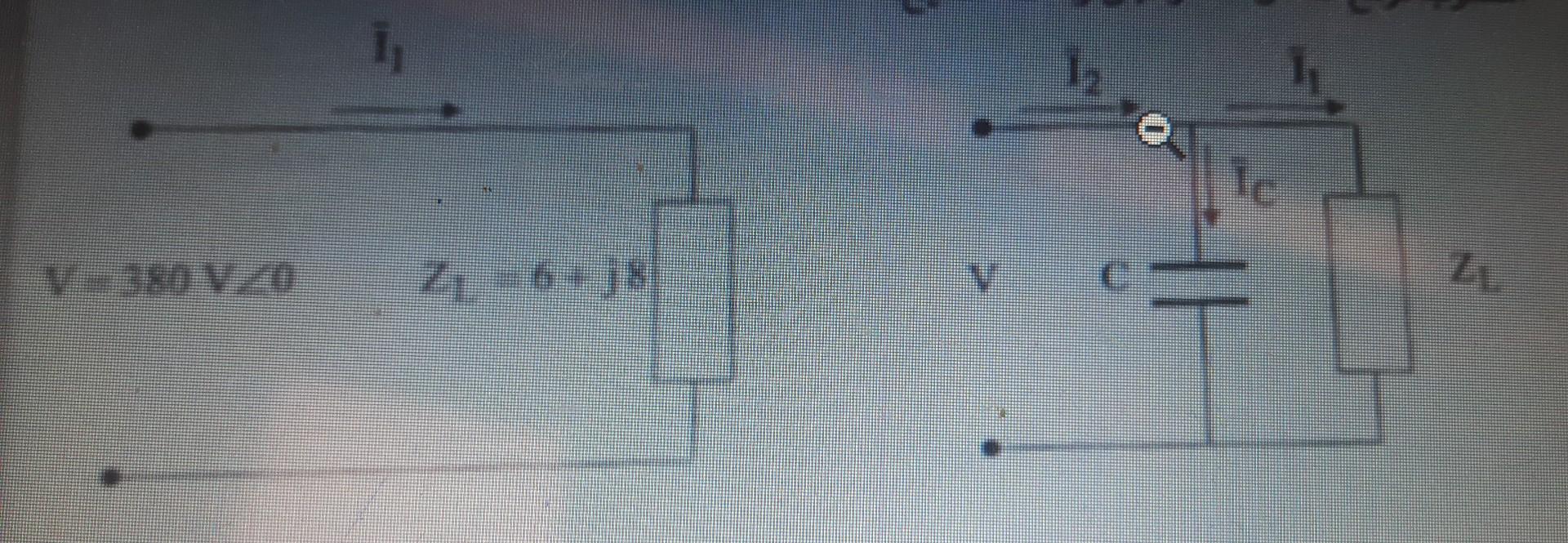 Solved calculate the capacitance required to raise the power | Chegg.com