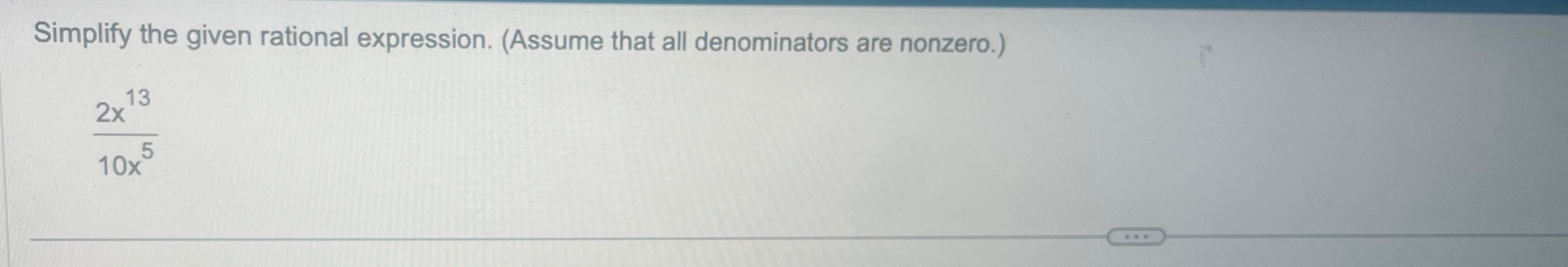 Solved Simplify the given rational expression. (Assume that | Chegg.com
