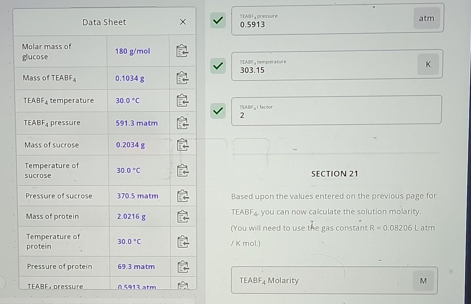 Solved Based upon the values entered on the previous page | Chegg.com