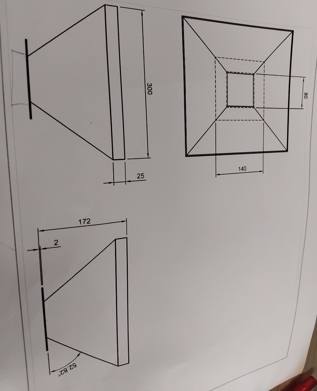 Solved Produce a pictorial sketch of a funnel without the | Chegg.com