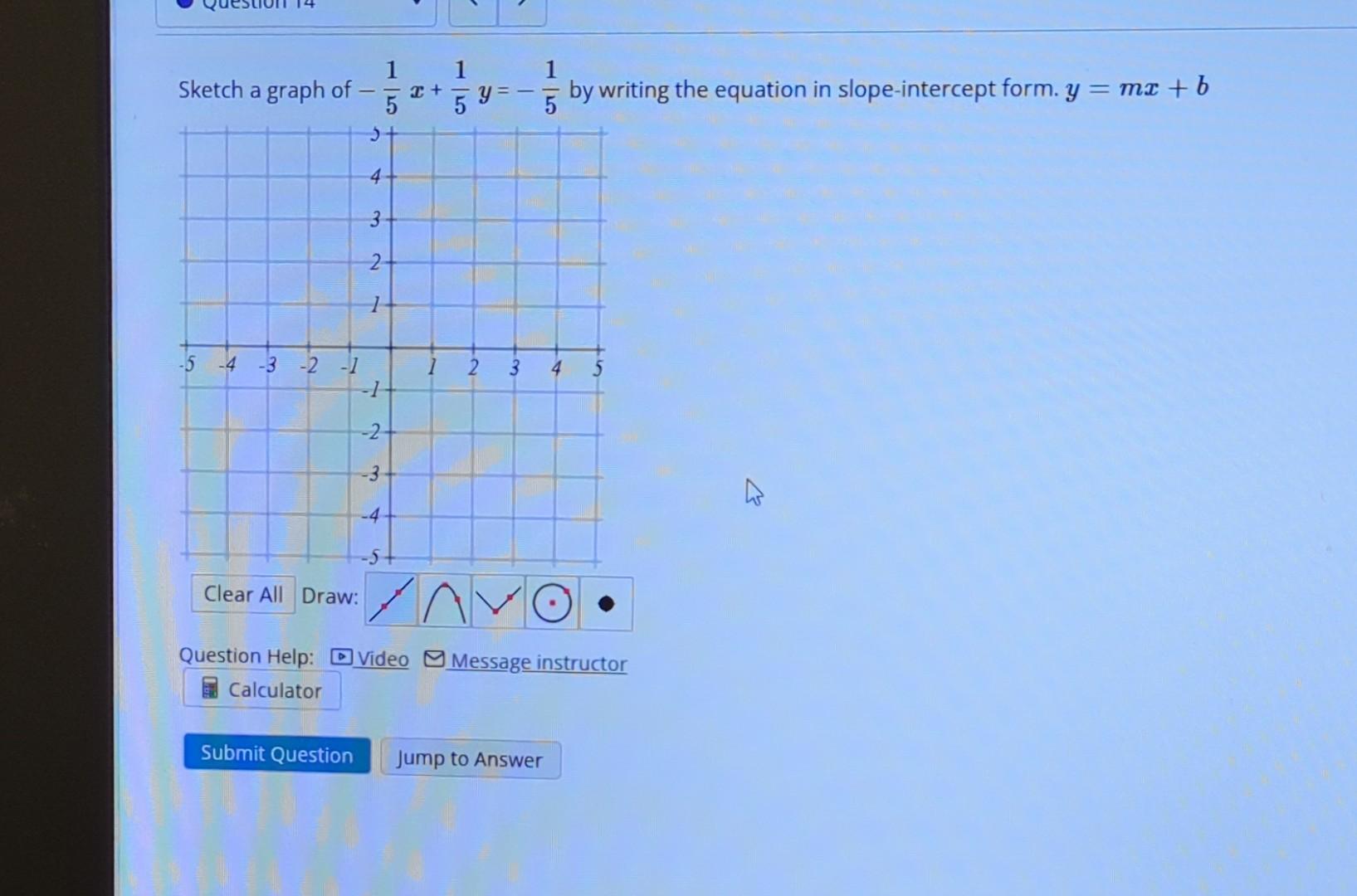 Solved Sketch a graph of −51x+51y=−51 by writing the | Chegg.com