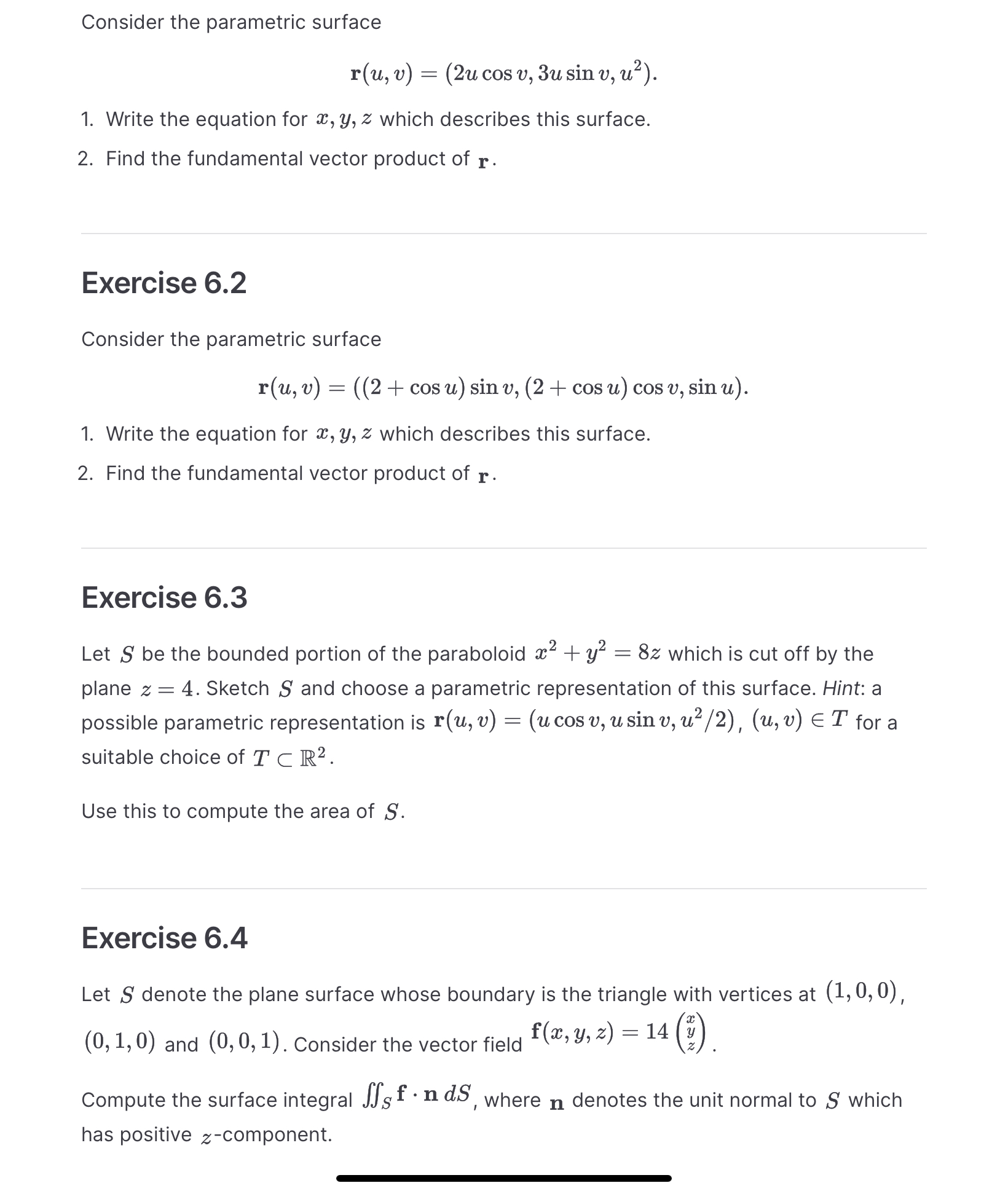 Solved Consider the parametric | Chegg.com
