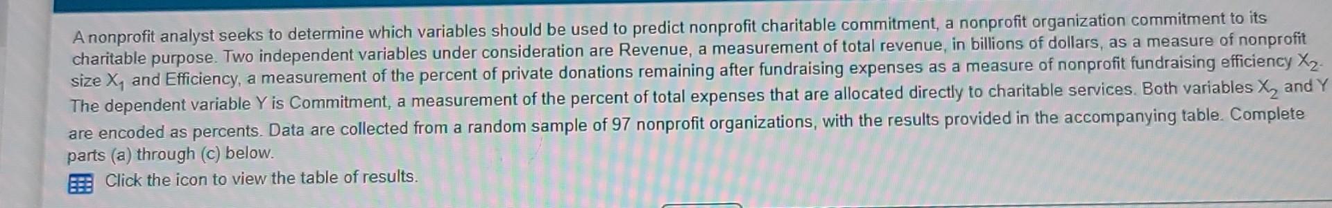 Solved T Statistic p-Value Variable Intercept Revenue | Chegg.com