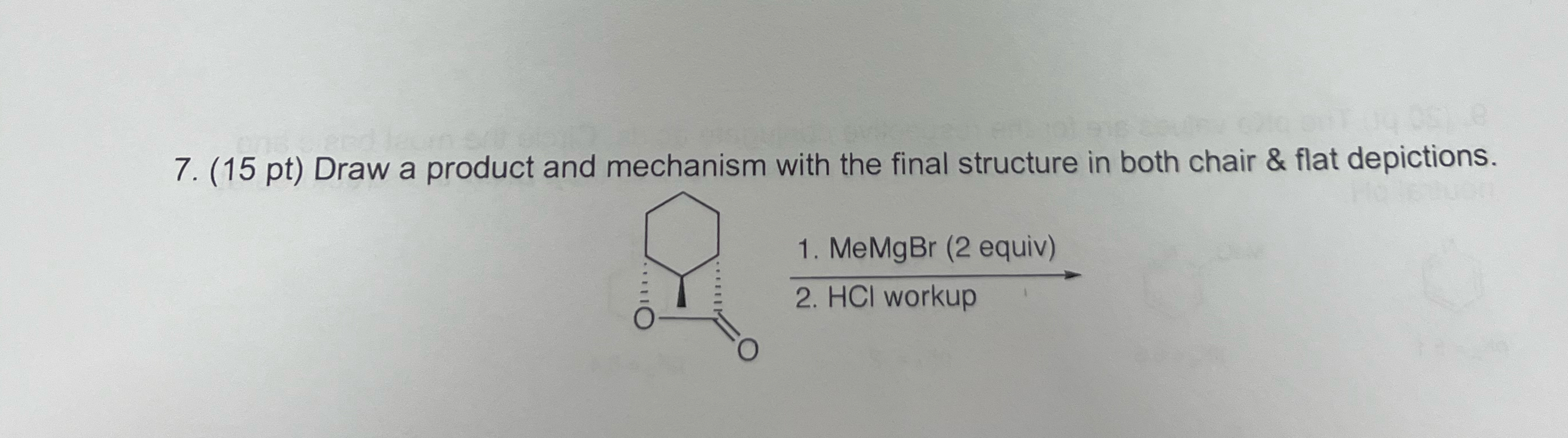 Solved Draw a product and mechanism with the final structure | Chegg.com