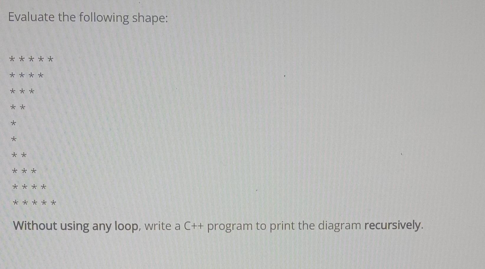 Solved Evaluate the following shape: | Chegg.com