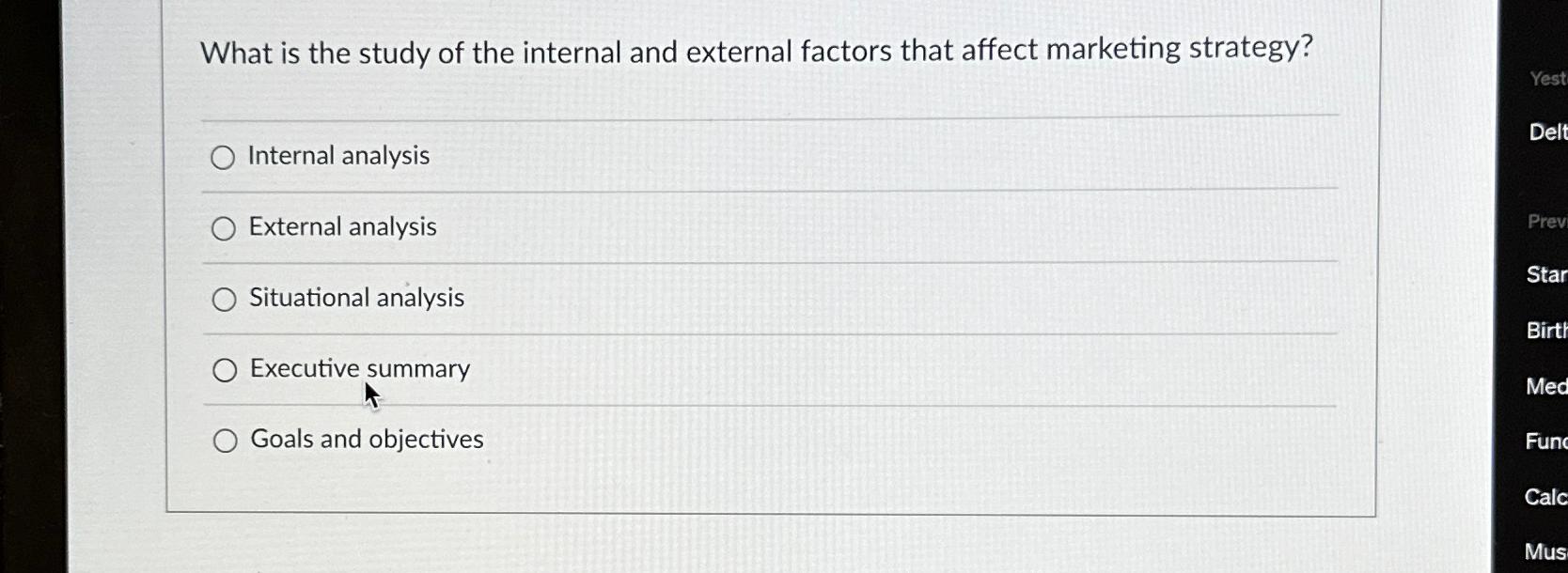 Solved What is the study of the internal and external | Chegg.com