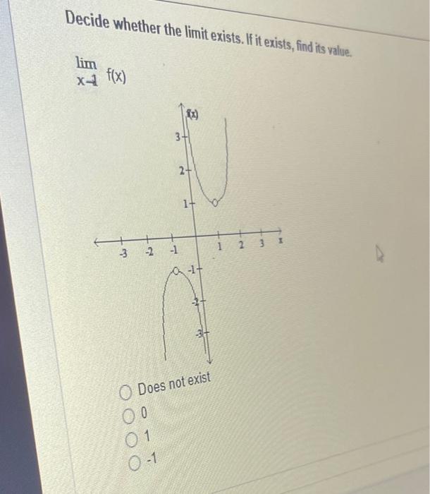 Solved Decide whether the limit exists. If it exists, find | Chegg.com