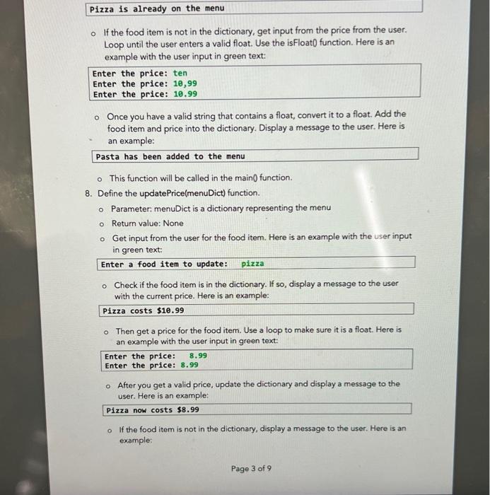 Assignment 10 - Dictionaries Learning Objective | Chegg.com