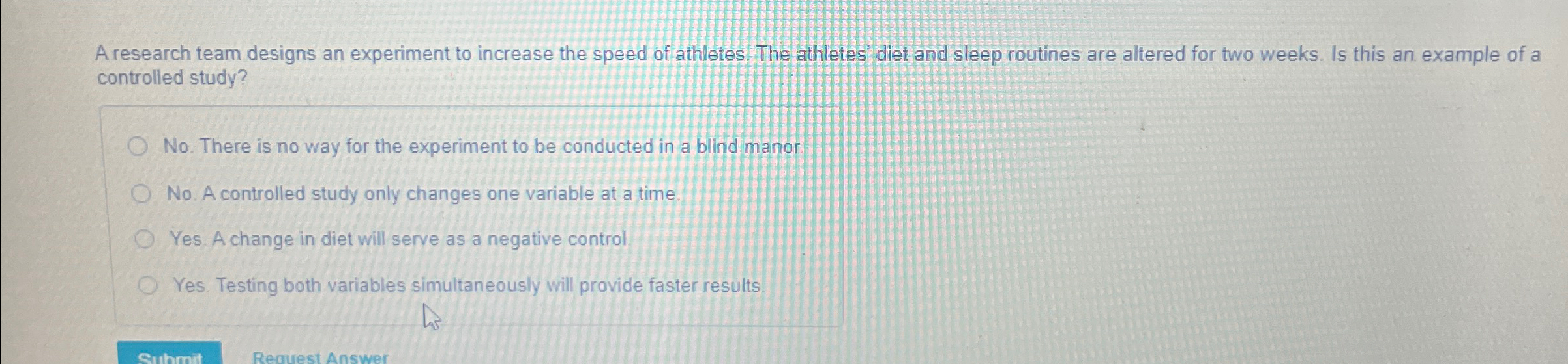 A research team designs an experiment to increase the | Chegg.com