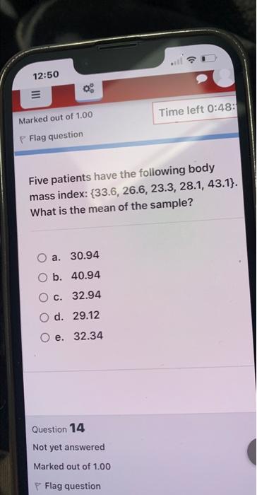 Solved This is a histogram showing the "bmi" Body mass index | Chegg.com