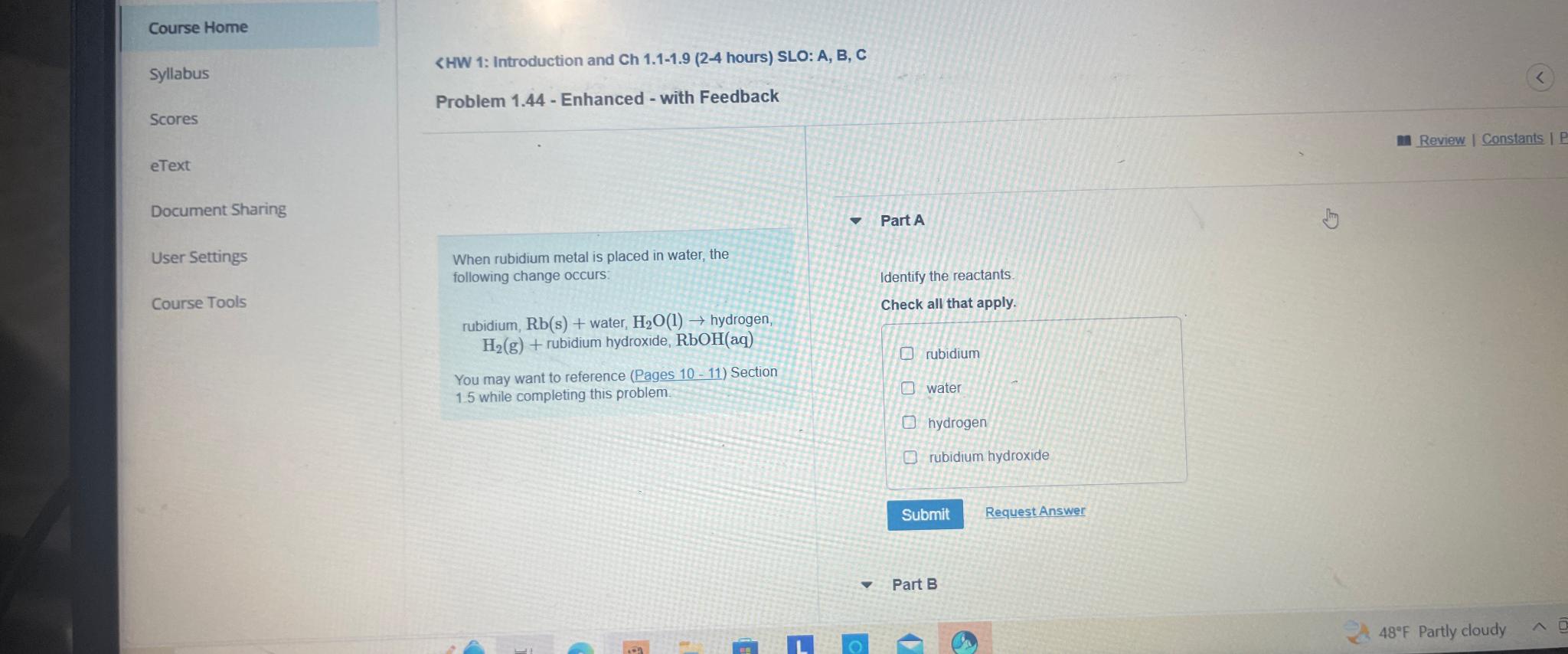 Course HomeSyllabusScoreseTextDocument SharingUser | Chegg.com
