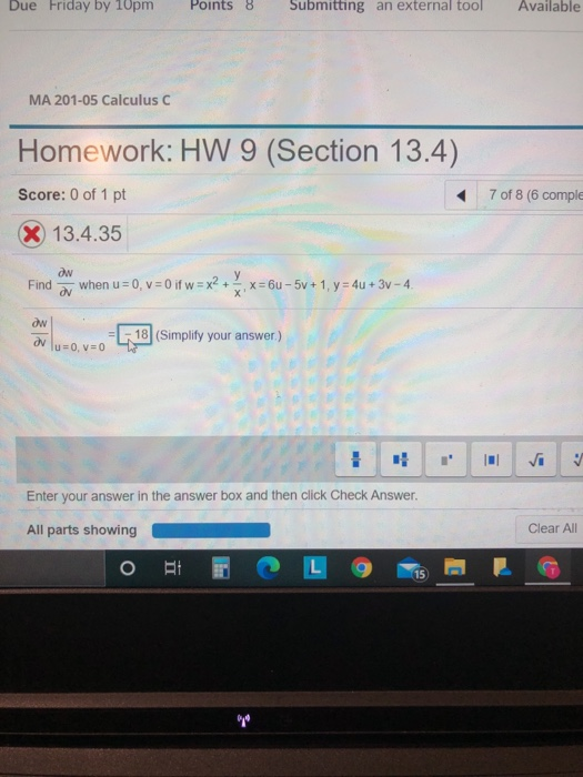 Solved Due Friday by 10pm Points 8 Submitting an external | Chegg.com