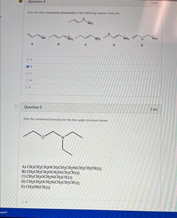 Solved Pick the other resonance structure(s) of the | Chegg.com