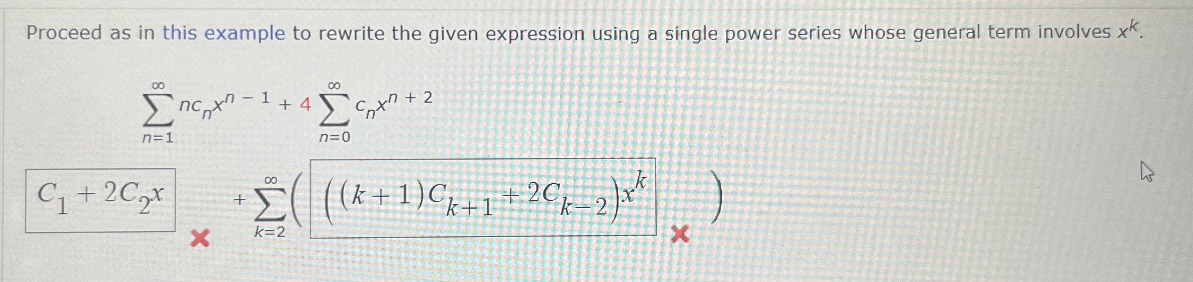 Proceed as in this example to rewrite the given | Chegg.com