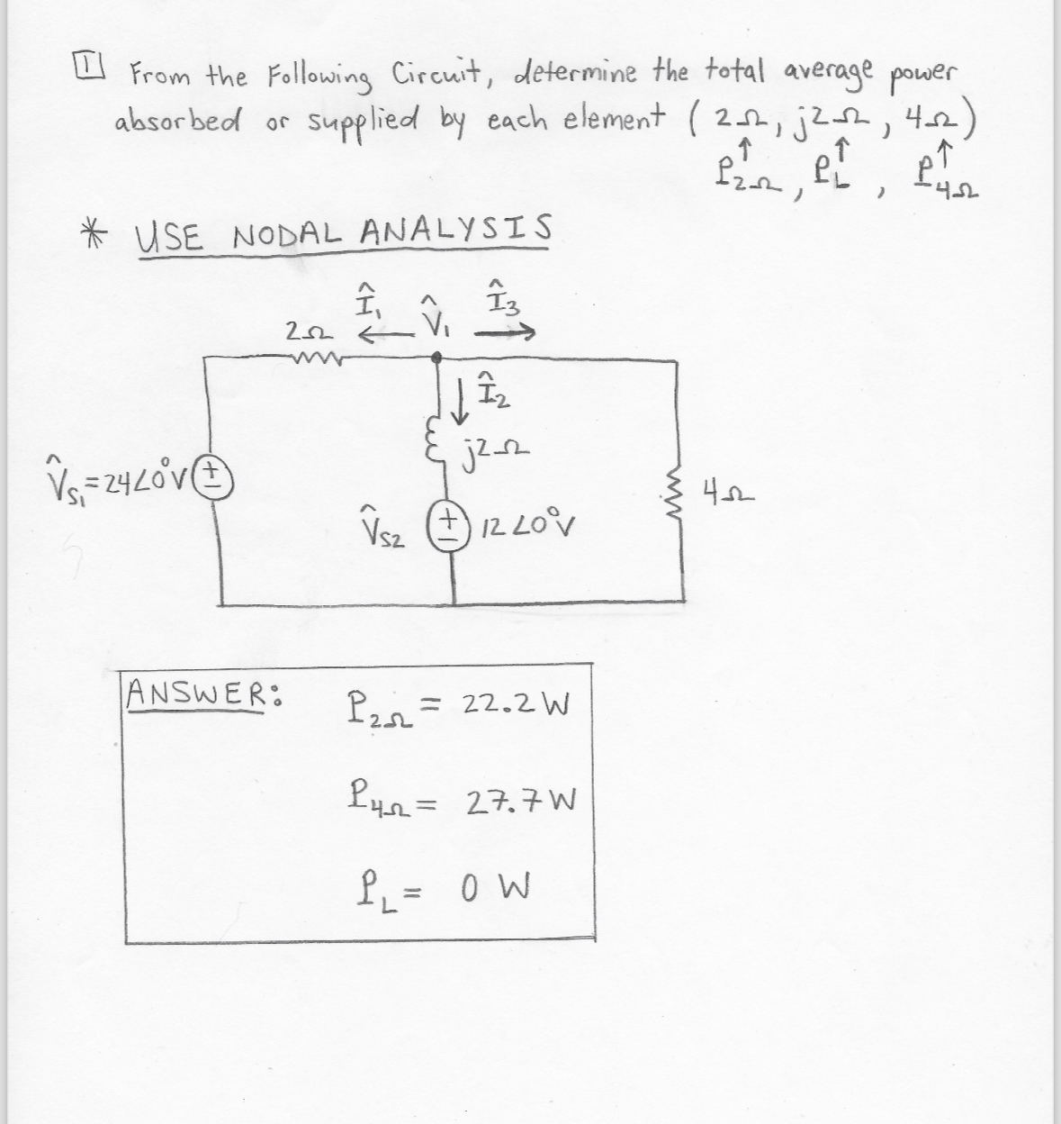 Solved (1) ﻿From the Following Circuit, determine the total | Chegg.com
