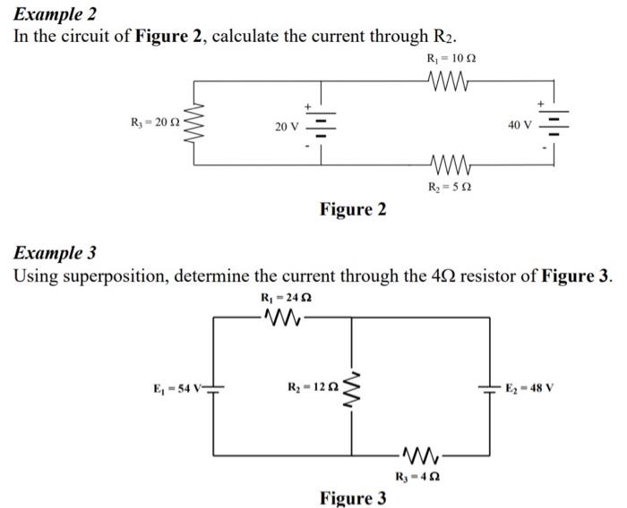 Solved Example 2 In the circuit of Figure 2, calculate the | Chegg.com