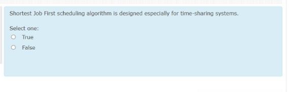 Solved Shortest Job First scheduling algorithm is designed | Chegg.com