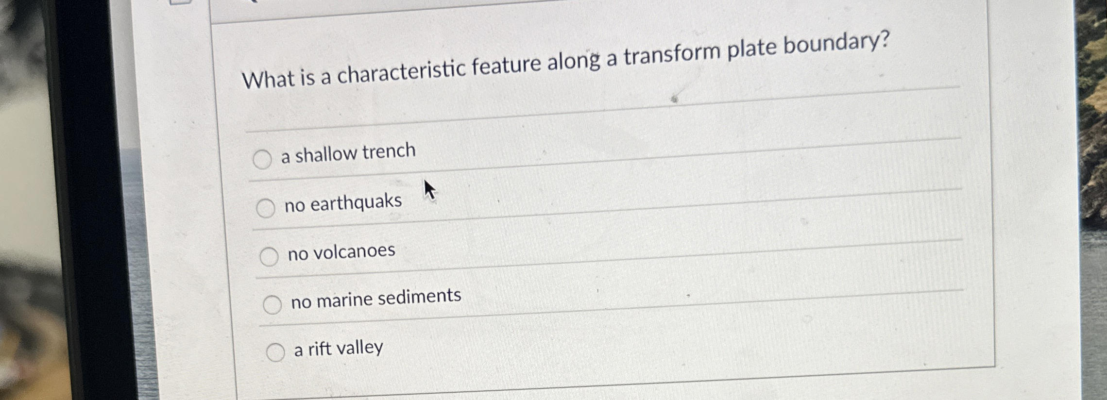 Solved What is a characteristic feature along a transform | Chegg.com