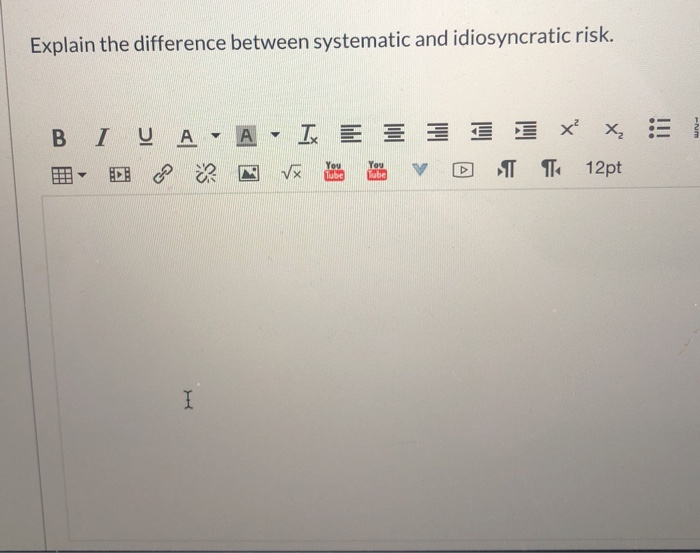 Solved Explain the difference between systematic and | Chegg.com