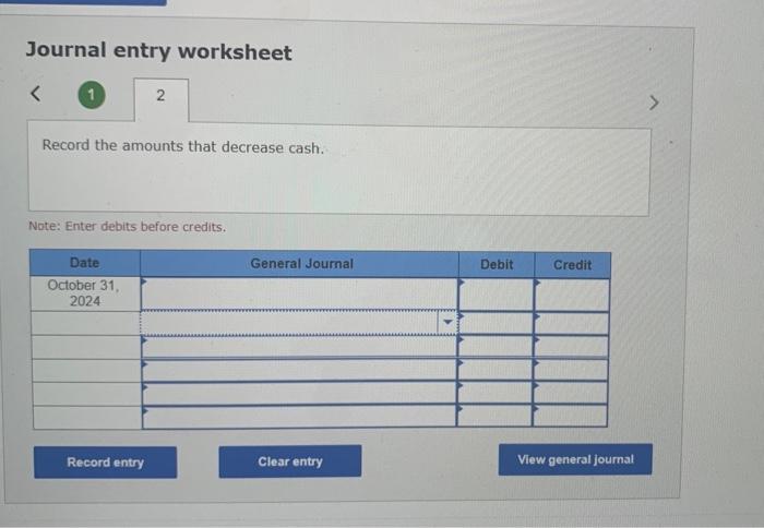 Solved On October 31, 2024, Affleck Company's general ledger | Chegg.com