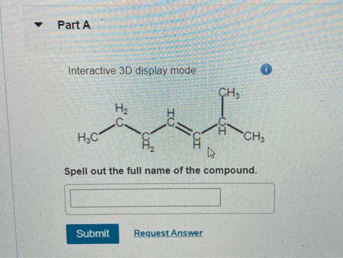 Solved Interactive 3D display mode Spell out the full name | Chegg.com
