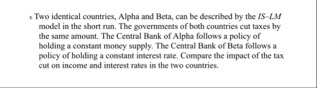 Solved Two identical countries, Alpha and Beta, can be | Chegg.com