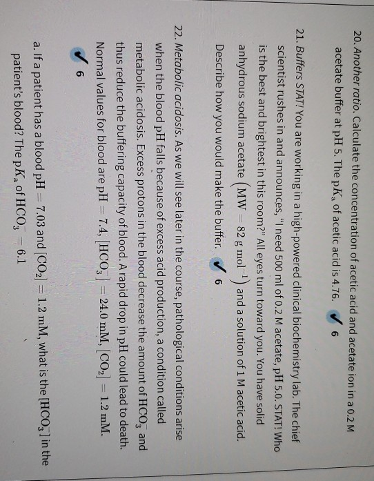 Solved 20 Another Ratio Calculate The Concentration Of