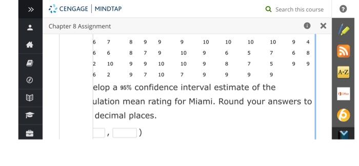Solved : 4. # 5. 6. CENGAGE MINDTAP Q Search this course | Chegg.com