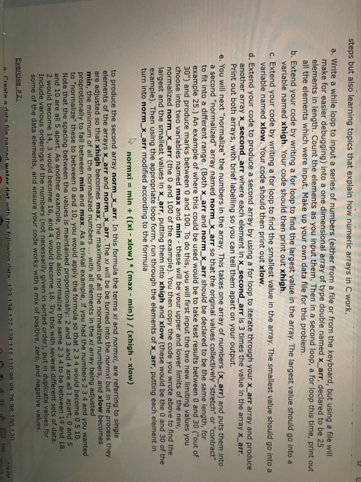 Solved PART I: PROGRAMMING EXERCISES Exercise #1: Write a C | Chegg.com