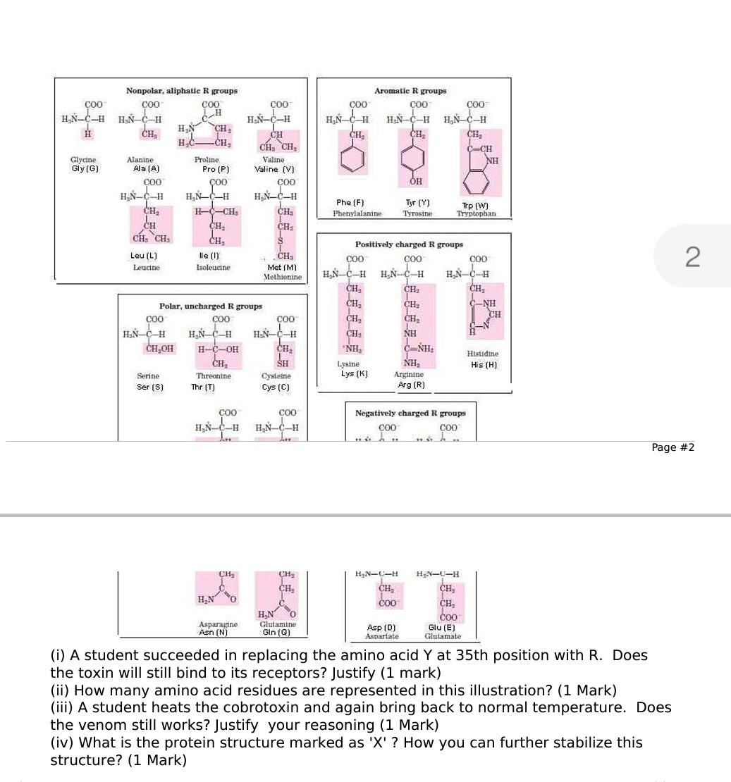 COO HN-C-H CH, Nonpolar, aliphatic R groups COO COO | Chegg.com