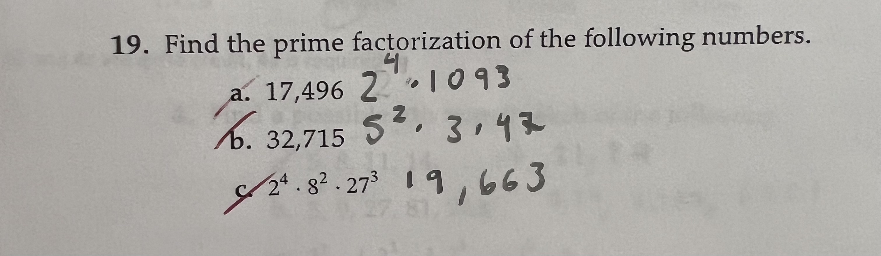 Solved Find the prime factorization of the following | Chegg.com