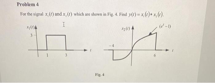 Solved For the signal x1(t) and x2(t) which are shown in | Chegg.com