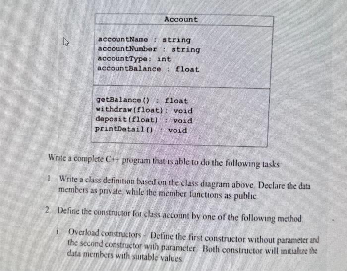 Solved Write A Complete C Program That Is Able To Do The