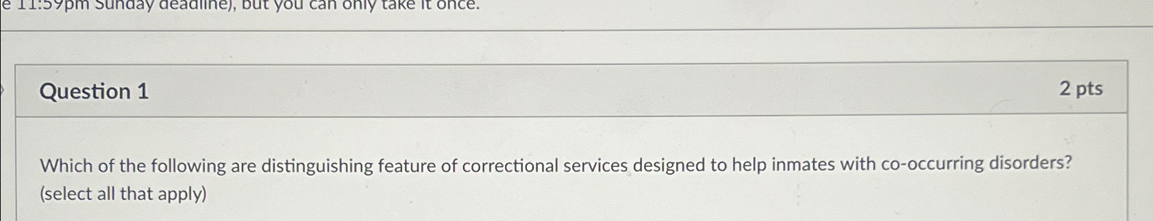 Solved Question 12 ﻿ptsWhich of the following are | Chegg.com