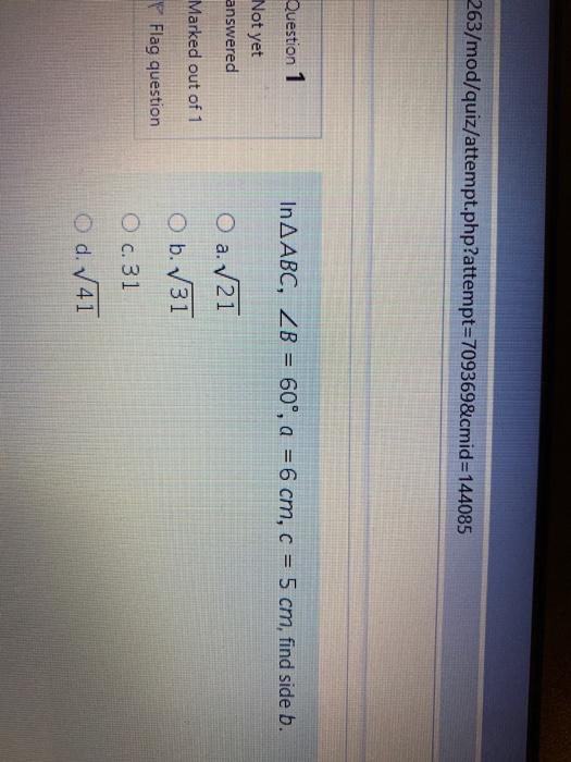 Solved 263/mod/quiz/attempt.php?attempt=709369&cmid=144085 | Chegg.com