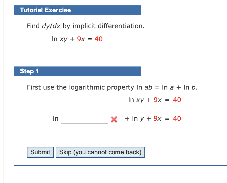 Solved Tutorial ExerciseFind dydx by ﻿implicit | Chegg.com
