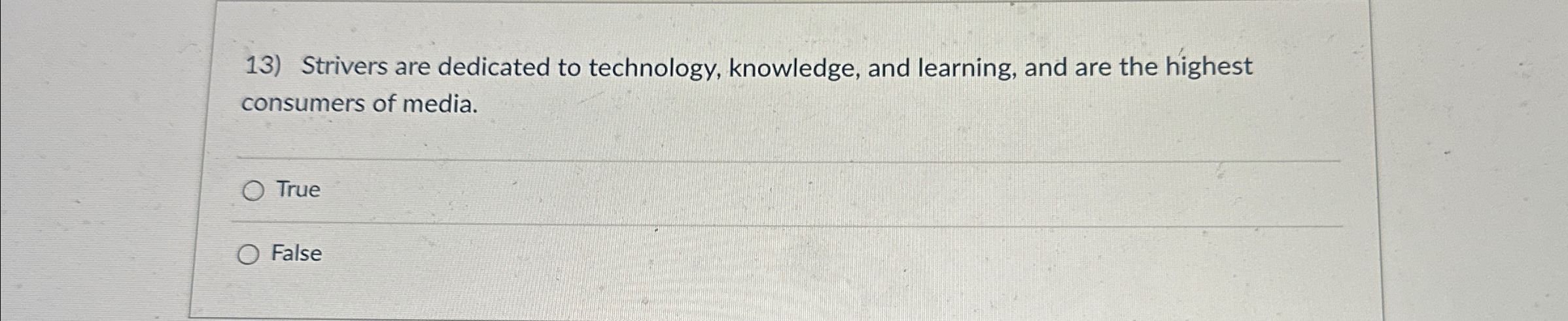 Solved Strivers are dedicated to technology, knowledge, and | Chegg.com