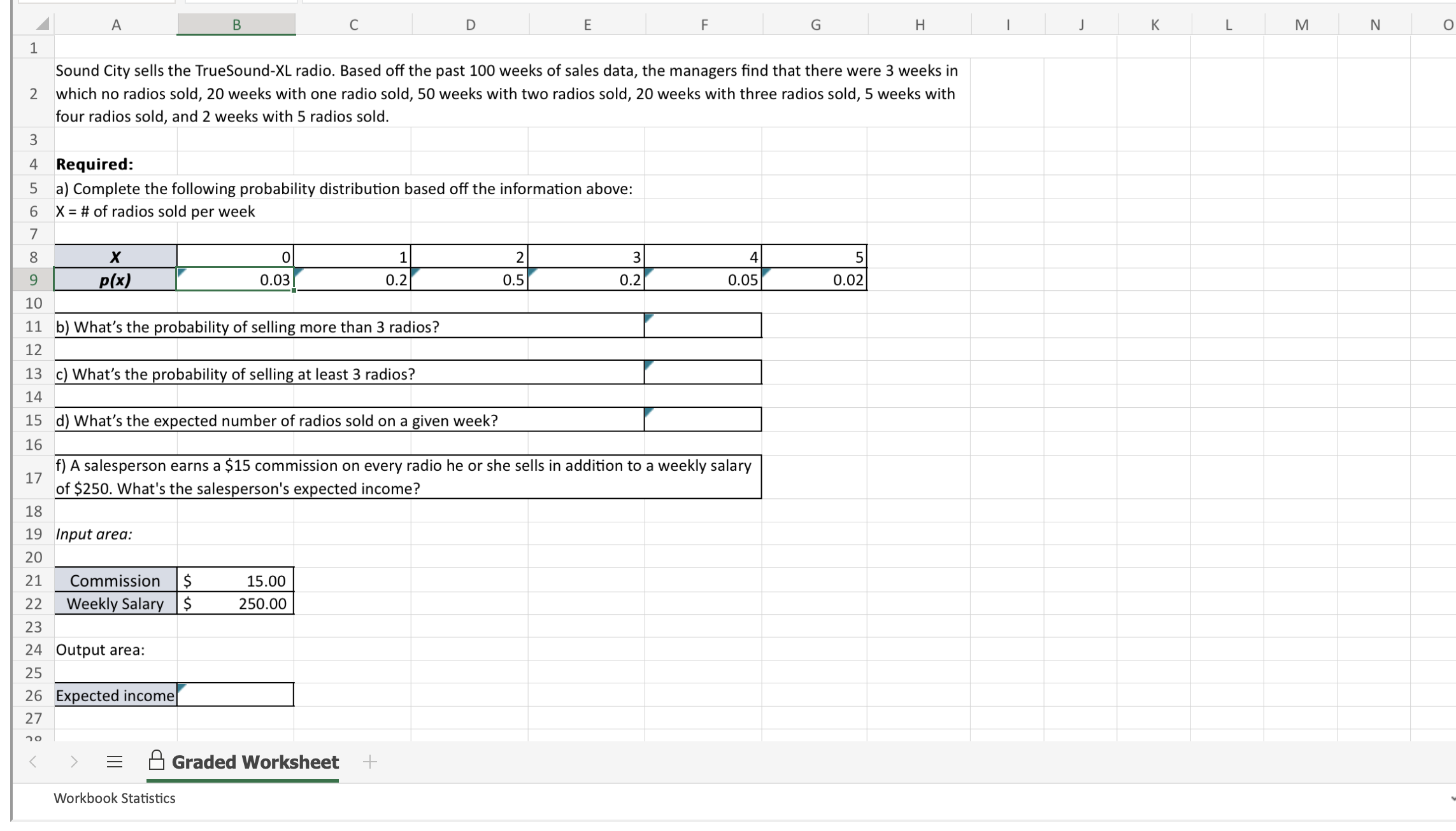Solved Sound City sells the TrueSound-XL radio. Based off | Chegg.com
