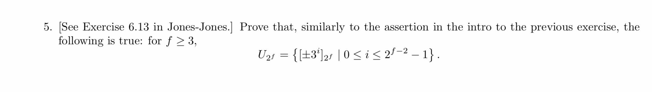 Solved [See Exercise 6.13 ﻿in Jones-Jones.] ﻿Prove that, | Chegg.com