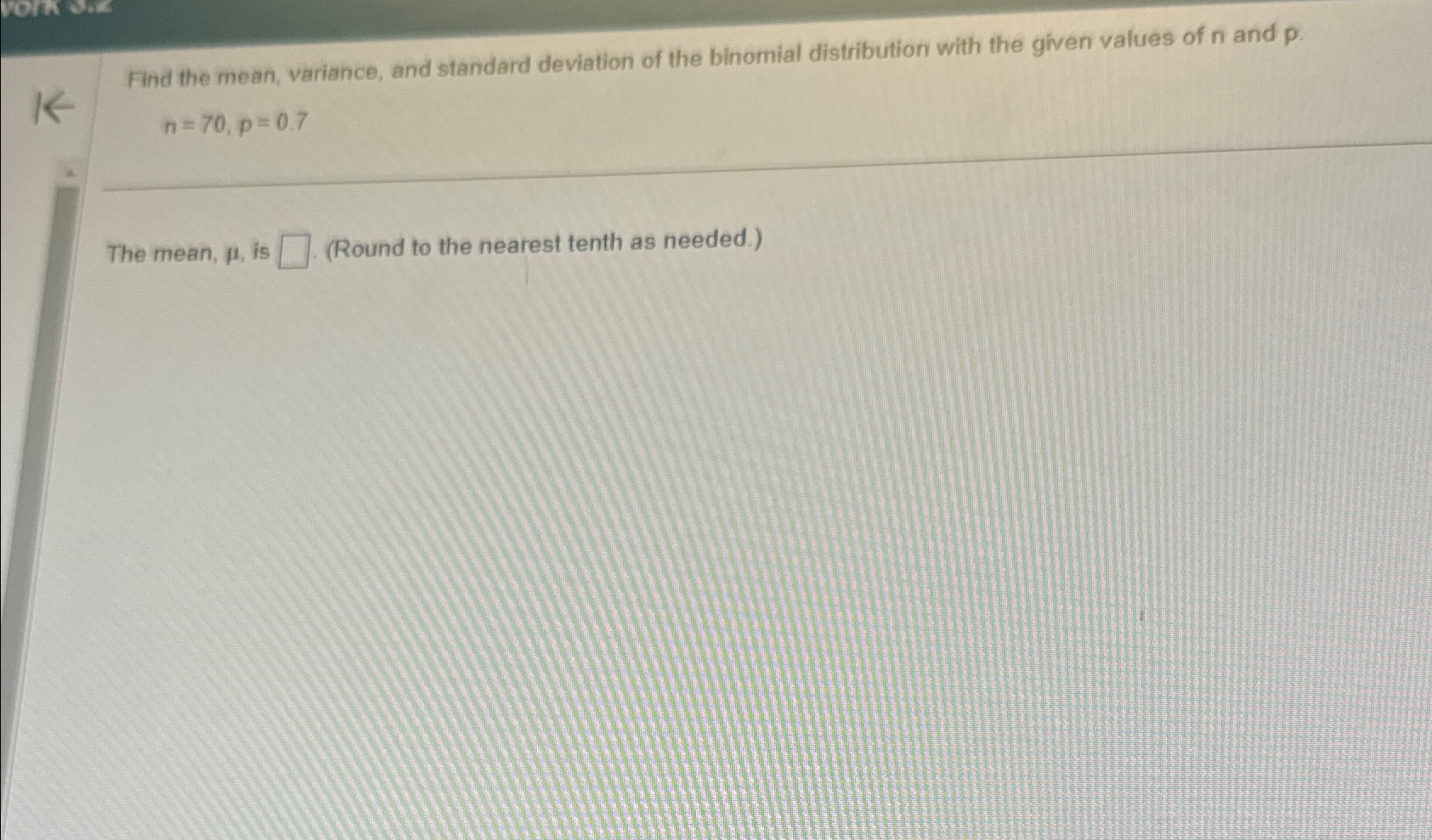 Solved Find the mean, variance, and standard deviation of | Chegg.com