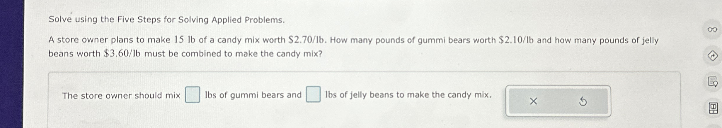 Solved Solve using the Five Steps for Solving Applied | Chegg.com