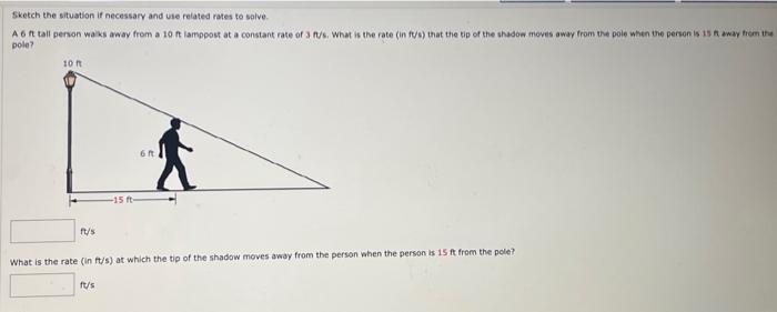 Solved 5ketch the situstion if necessary and use related | Chegg.com