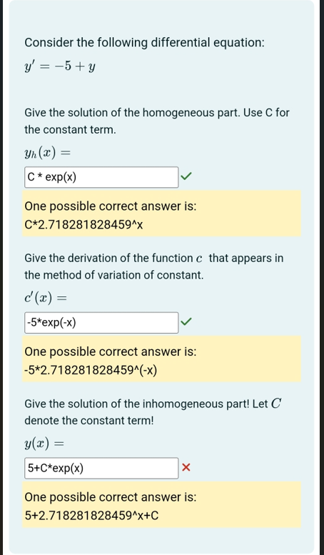 Solved Consider the following differential | Chegg.com