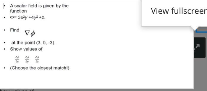 Solved Q1.3 What is the z-component of this gradient? 10 | Chegg.com