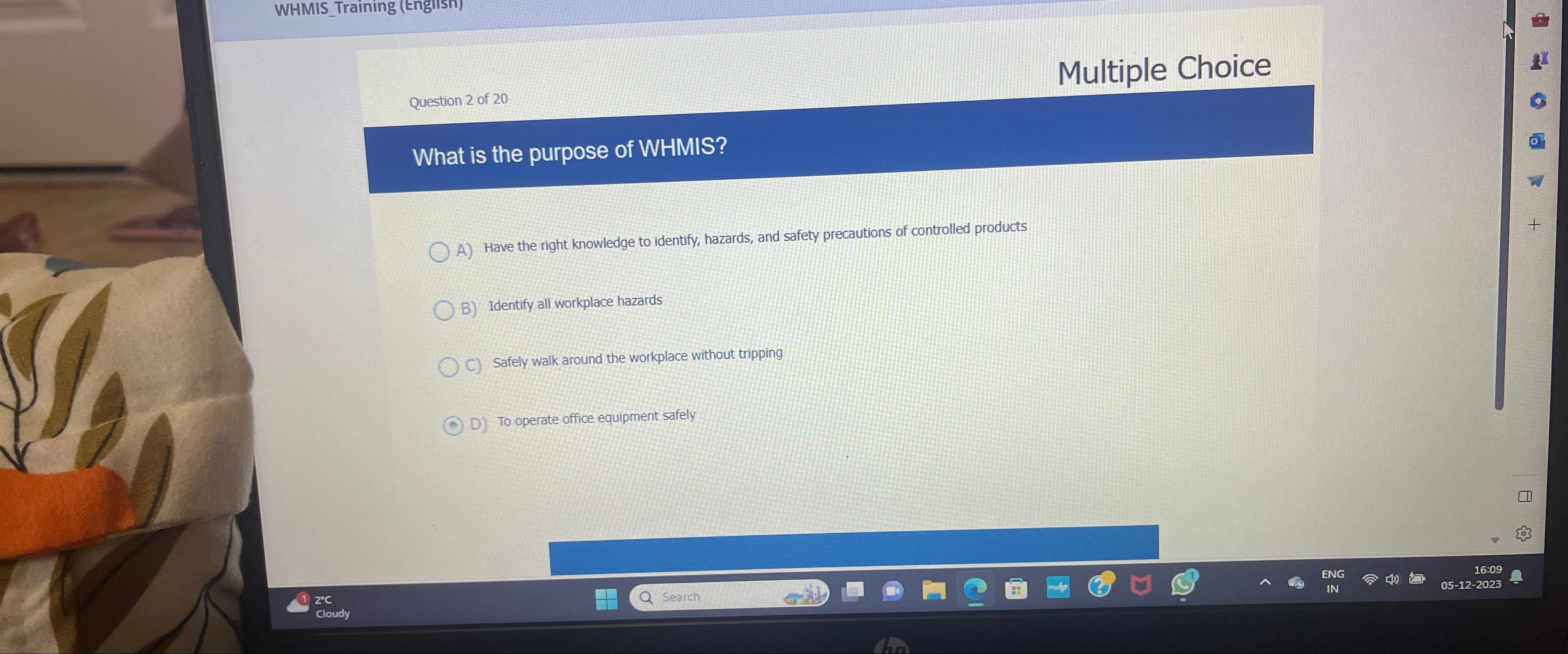 Solved Question 2 ﻿of 20Multiple ChoiceWhat is the purpose | Chegg.com