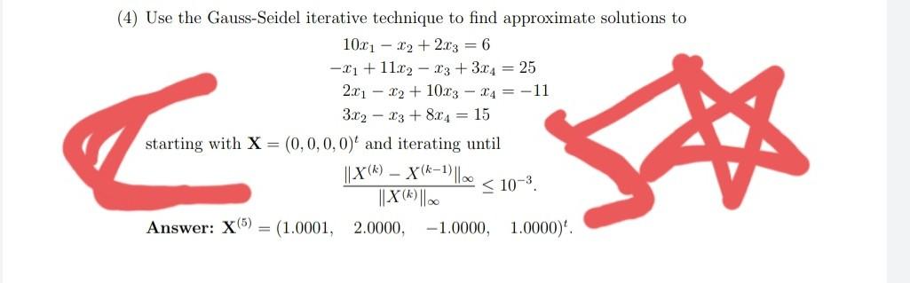 Solved solve the math properly using the given highlighted | Chegg.com