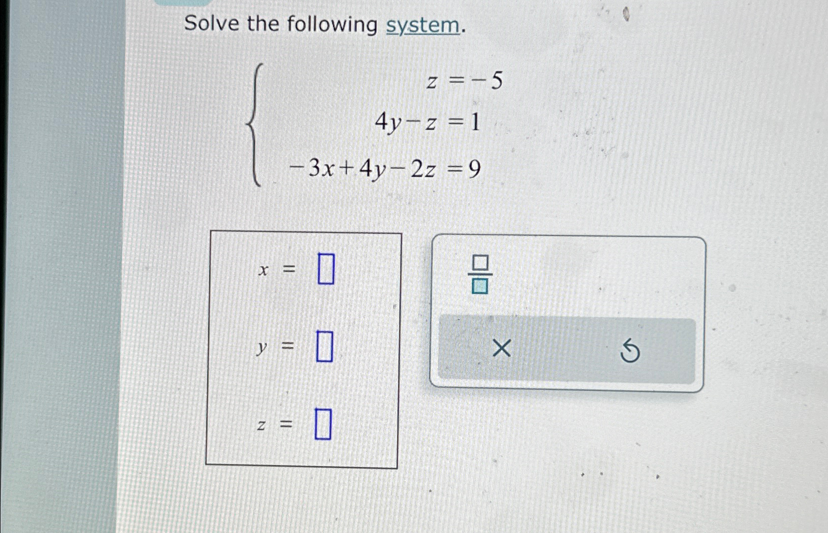 Solved Solve the following | Chegg.com