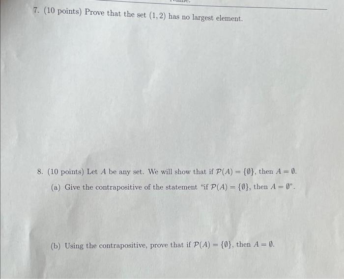 Solved this is discrete math please write out the answer in | Chegg.com